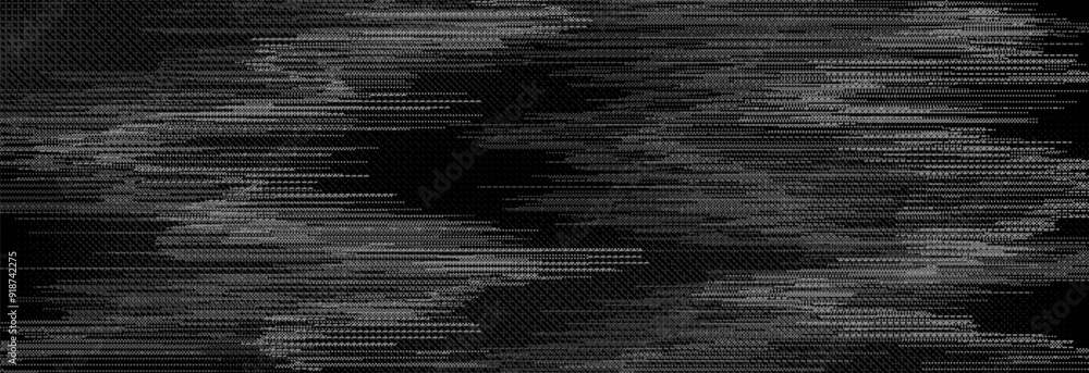TV static noise texture. Glitch pixel background. Distorted rippled VHS ...