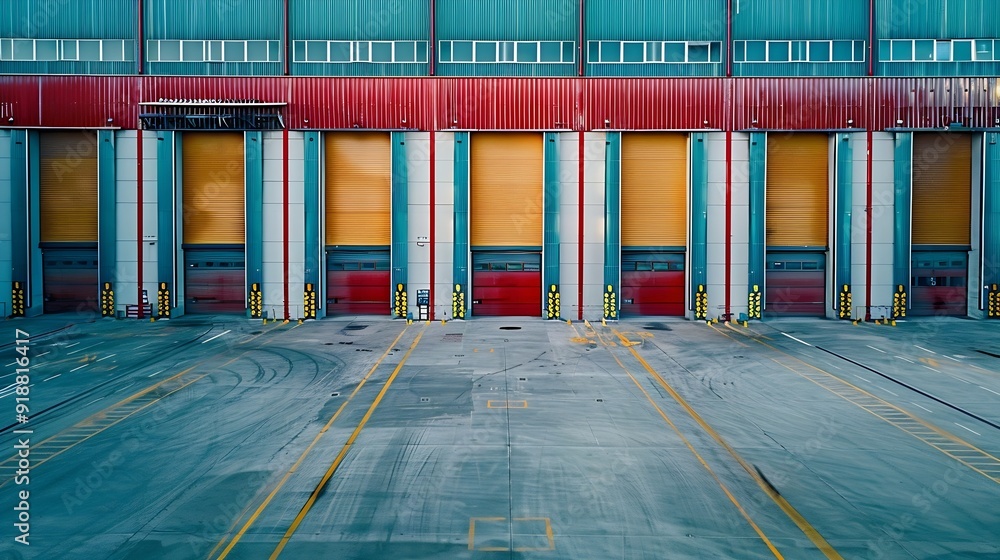 Warehouse or industry building exterior Use as distribution center for ...