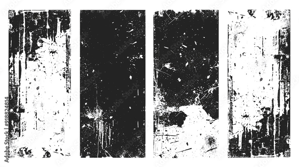 Realistic overlay of paper texture with uneven edges and scratches for ...