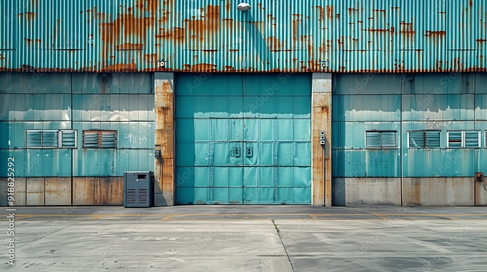 Warehouse or industry building exterior Use as distribution center for ...