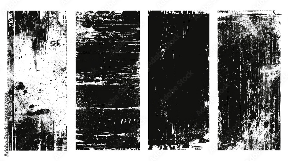 set of dust Realistic overlay of paper texture with uneven edges and ...