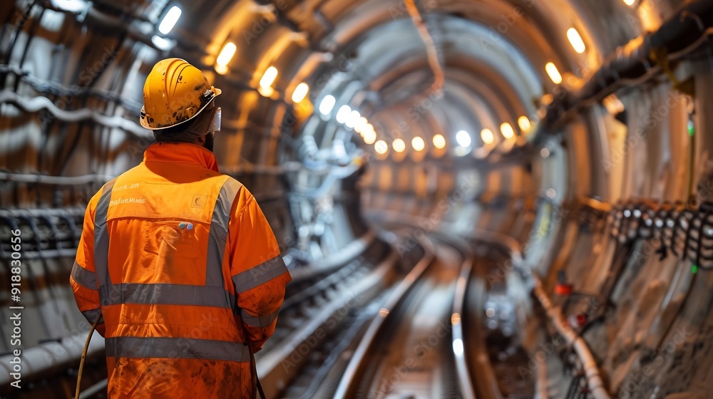 Engineer to wear workwear clothing safety Technician control ...