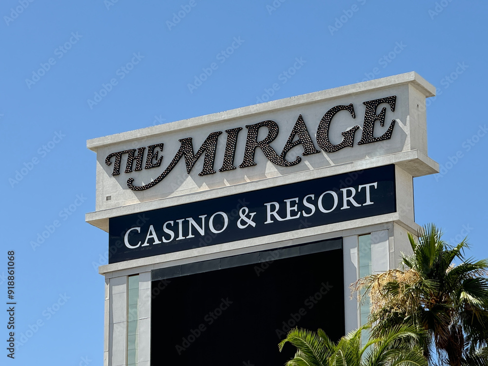 Las Vegas,Nevada,USA-June 17th 2024: The Mirage casino resort hotel ...