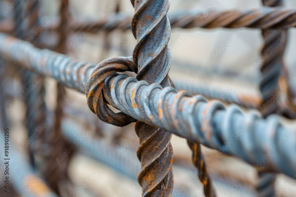 Steel wire used to secure steel bars with wire rod for reinforcing ...