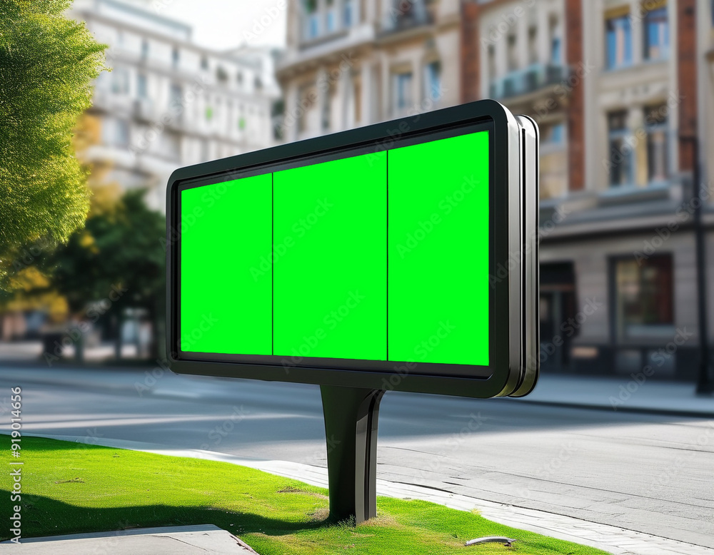 Large to Medium Size Green Screen Chroma Key Marketing Advertisement ...