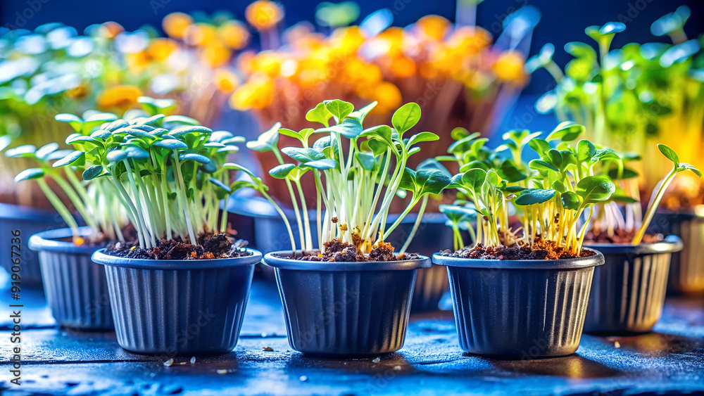 Growing Microgreens in Soil: A visually appealing photo of microgreens ...