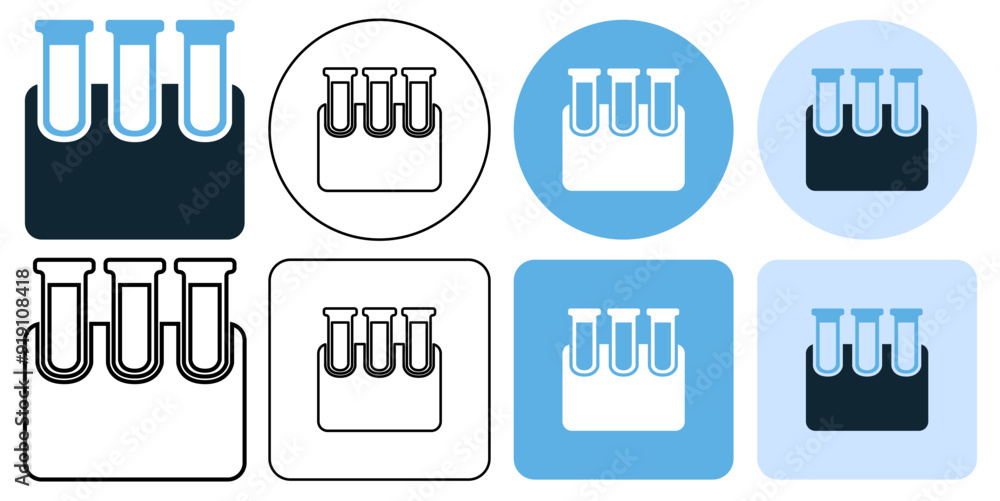 chemistry, laboratory test tube sample, potion, glassware flask or ...