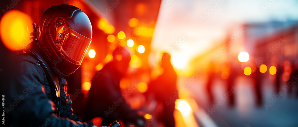 F1 car pit stop with focus on fuel nozzle and aerodynamic adjustments ...