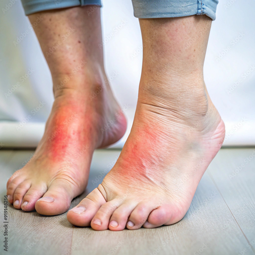 Educational Images of Swollen Ankles in Women: Understanding Common ...