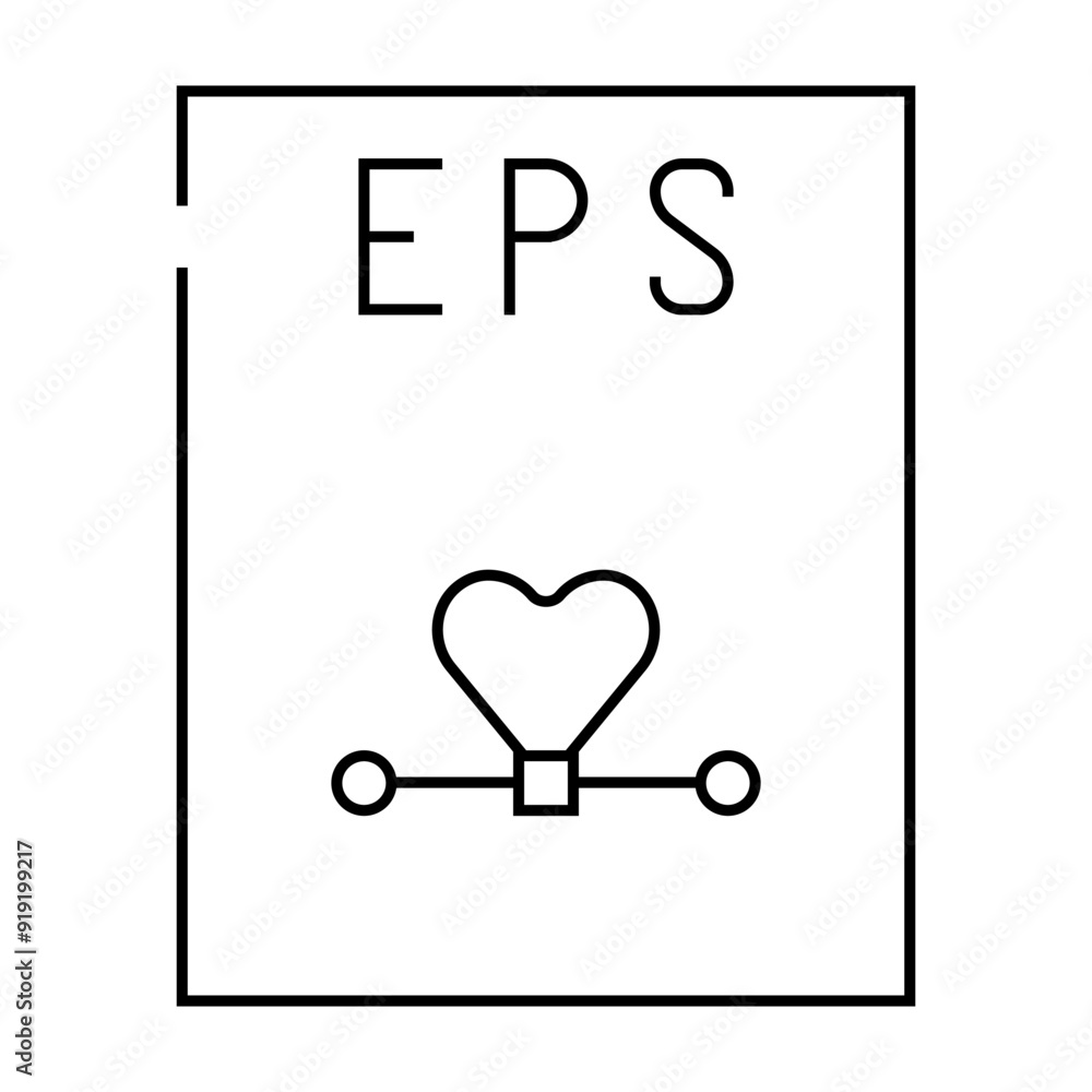 eps file format document line icon vector. eps file format document ... eps file format document line icon vector. eps file format document ...