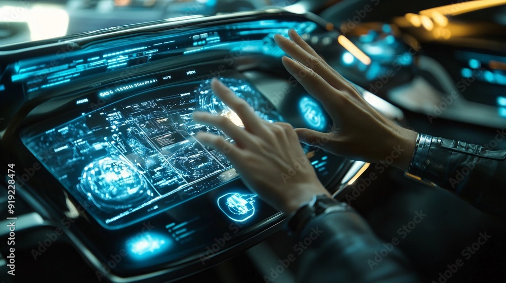 Futuristic Interface: Person Commanding Vehicle with Hand Gestures ...