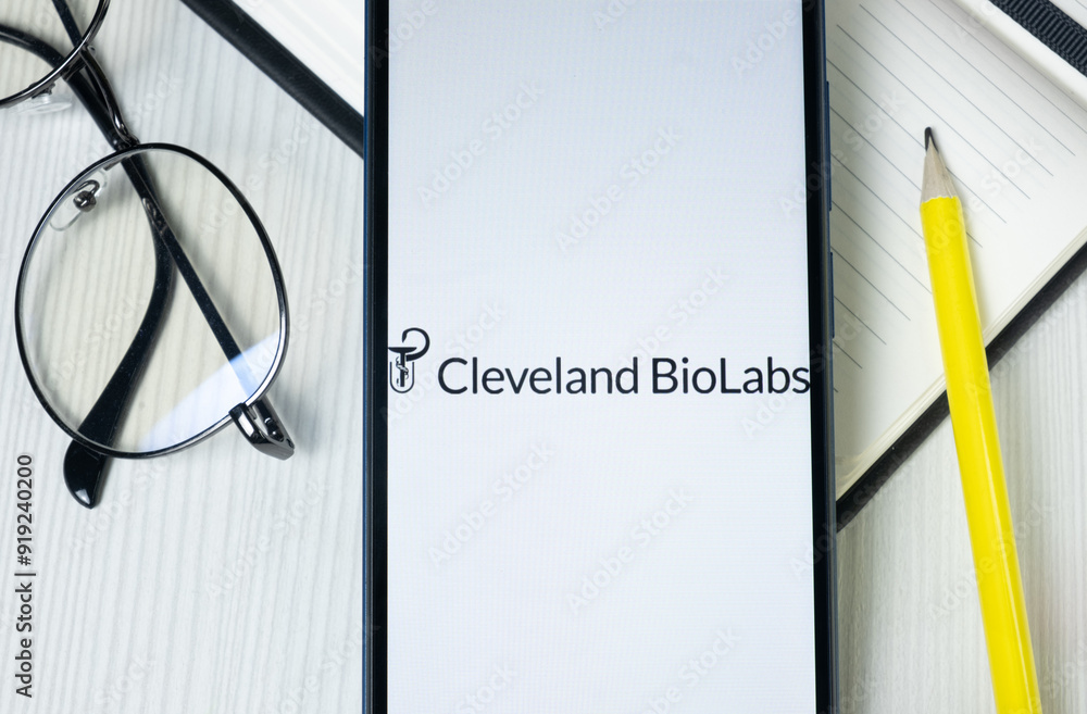 New York, USA - 1 August 2024: Cleveland BioLabs Logo on Phone Screen ...