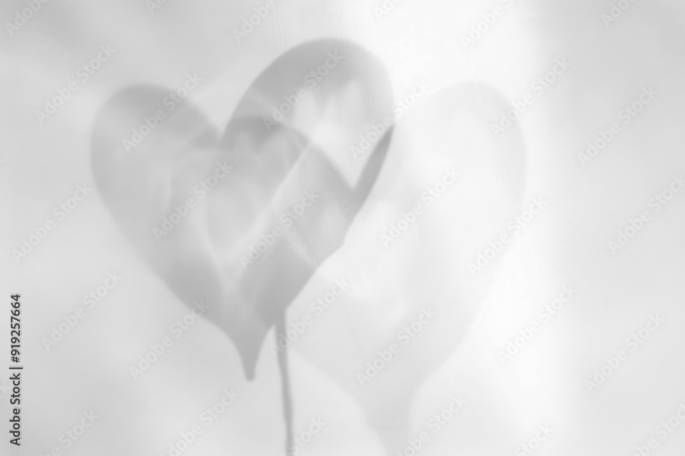 PNG Romantic heart shadows on wall Stock Photo | Adobe Stock