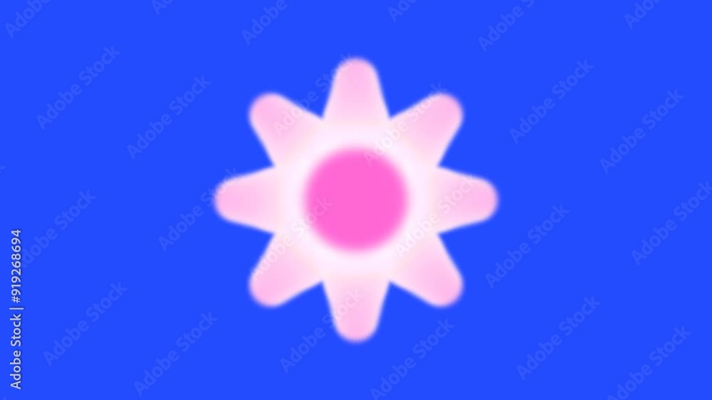 A dynamic 2D animation featuring a bright, glowing star against a ...