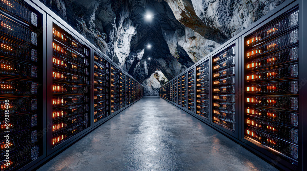 Cutting-Edge Crypto Mining Technology A Detailed Symbolic Image ...