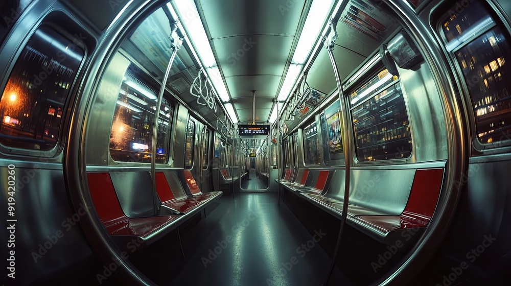 Use a fish-eye lens effect to create a dramatic, wide-angle view that ...