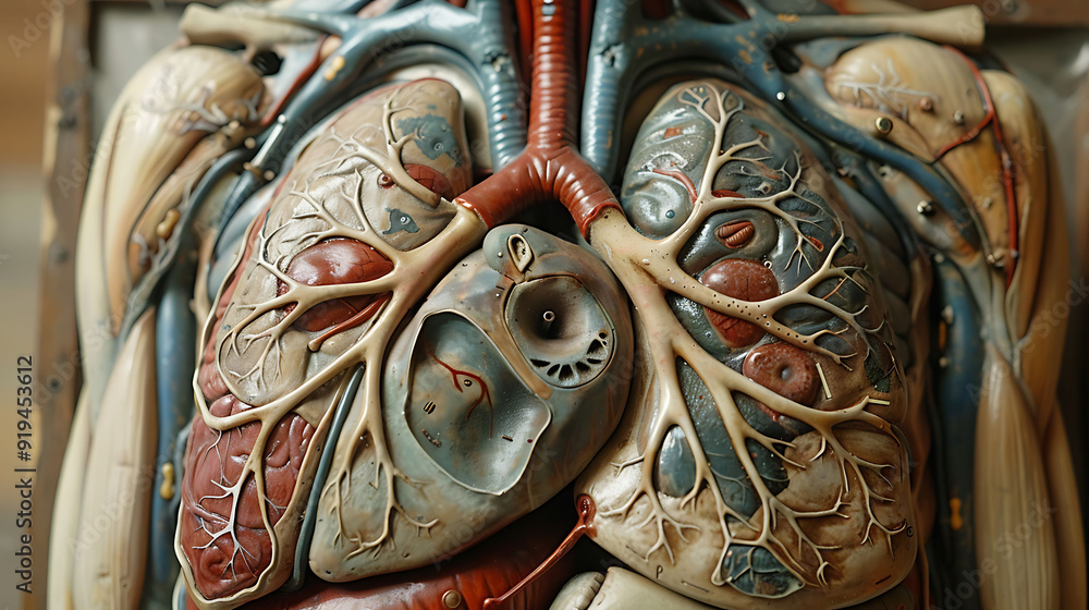 Comprehensive macroscopic atlas of internal organ anatomy meticulously ...