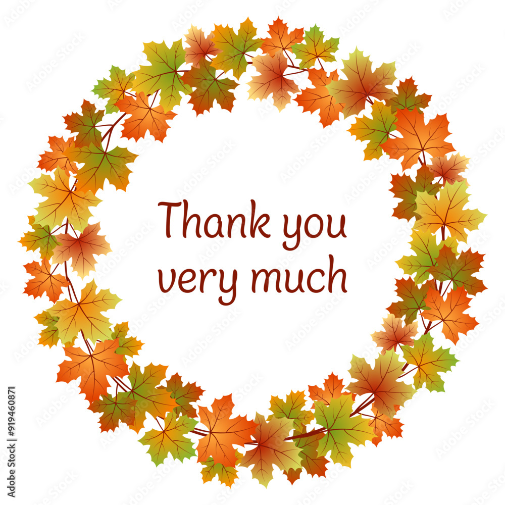 Thank you very much - Schriftzug in englischer Sprache - Vielen Dank ...
