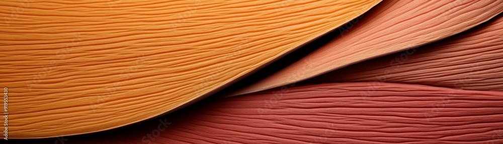 Detailed view of the smooth muscle fibers in the dermis, focusing on ...