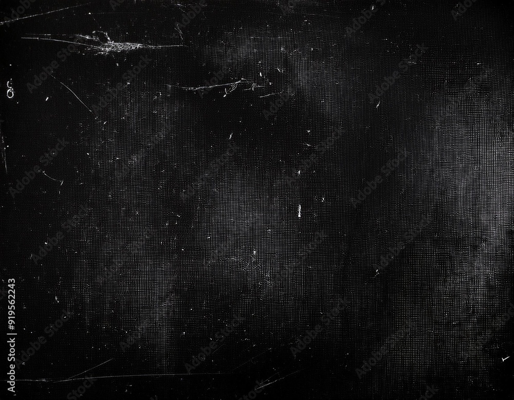 grunge dark screen texture with scratches dust and faded effect overlay ...