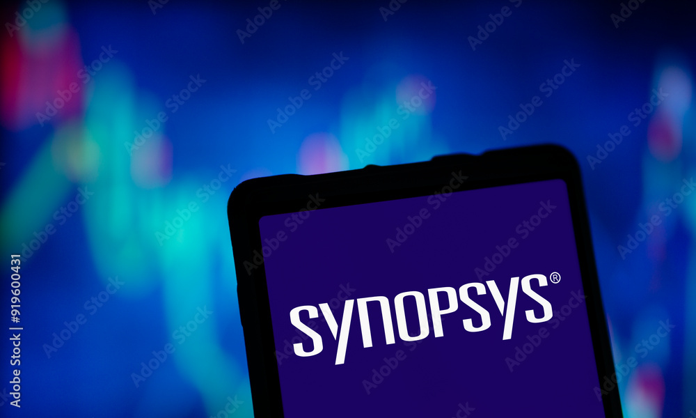 Dhaka, Bangladesh- 12 Aug 2024: Synopsys logo is displayed on ... Dhaka, Bangladesh- 12 Aug 2024: Synopsys logo is displayed on ...