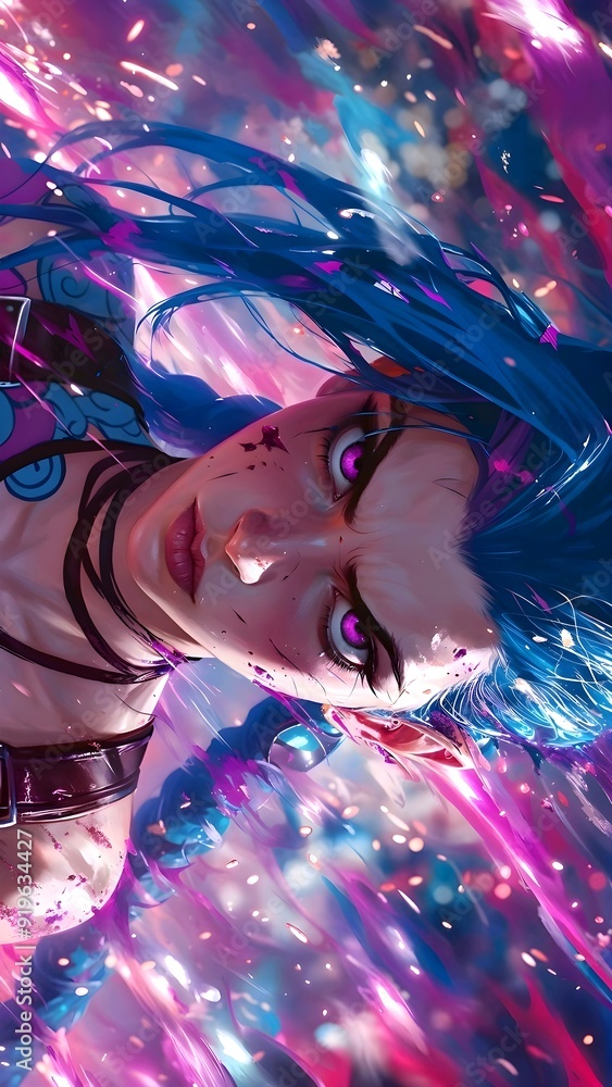 league of legends, jinx, game characters, anime and manga, game ...