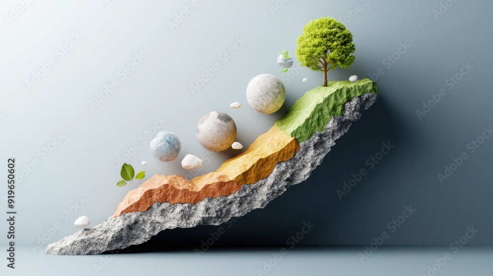 Visual guide illustrating the rock cycle stages with engaging icons for ...