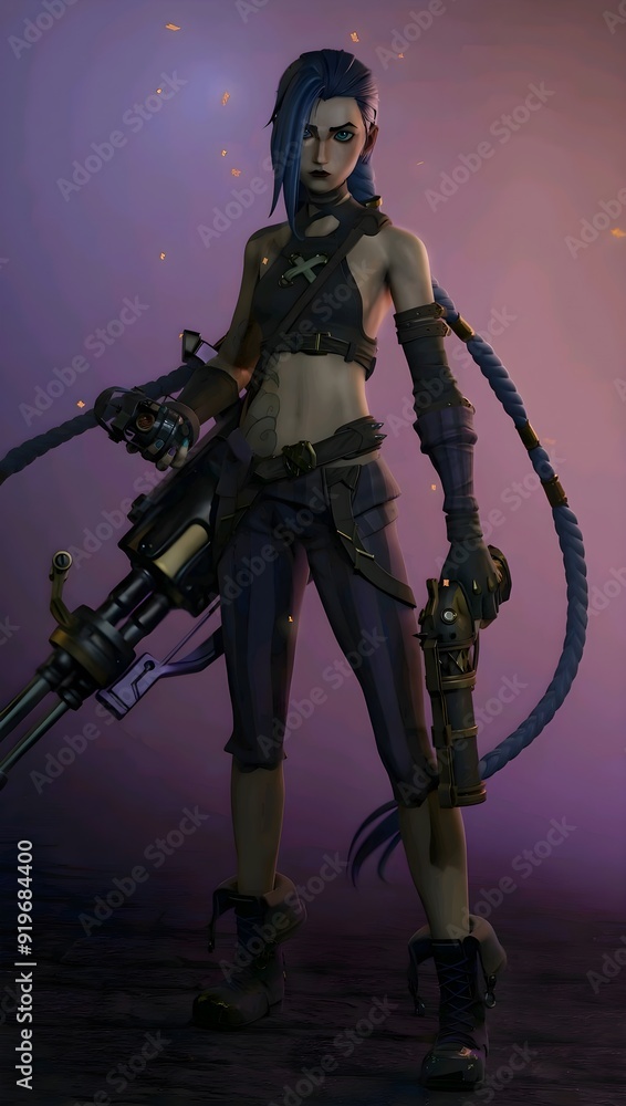 league of legends, jinx, game characters, anime and manga, game ...