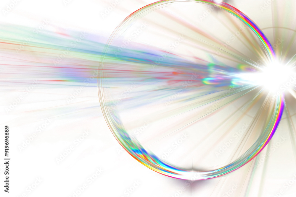 PNG Vibrant lens flare overlay effect, transparent background Stock ...