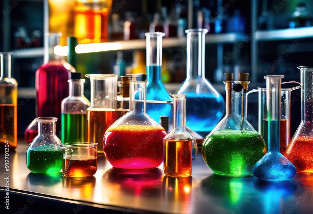 captivating laboratory instruments exhibiting dynamic chemical ...