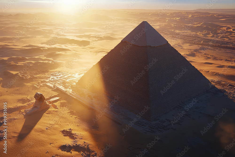 Witness the Sunrise Over the Great Pyramids of Giza and the Iconic ...
