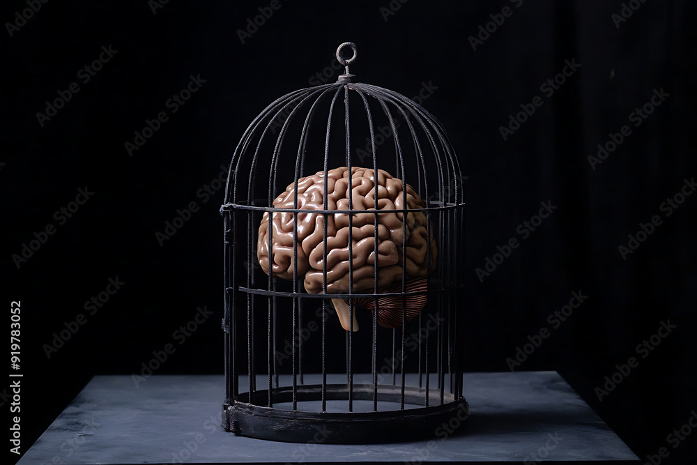 Psychiatry and psychology, helpless mind and hopeless mental state ...