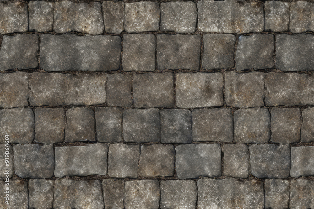 Processed collage of old street pavement surface texture. Background ...