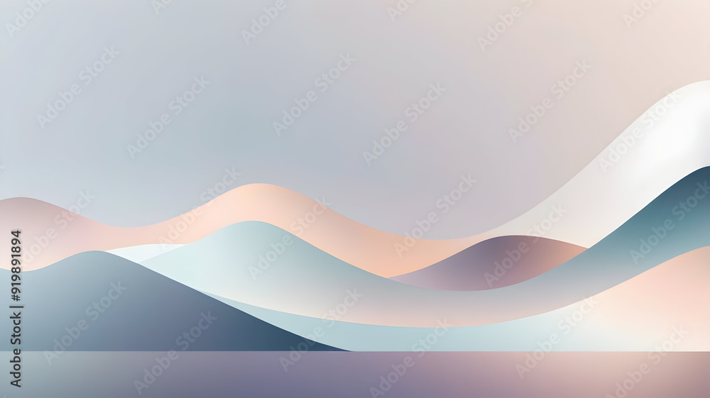 Simple, minimalist background design featuring a soft gradient ...