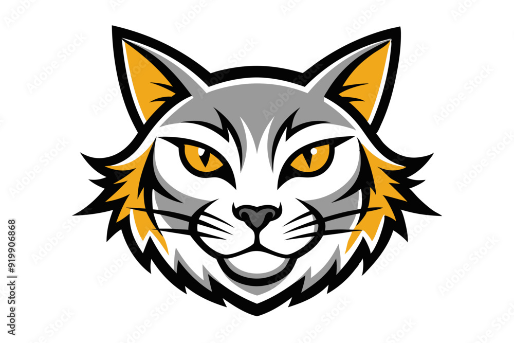 Elegant Cat Logo Vector Illustration - SVG Files, Cricut & Silhouette ...