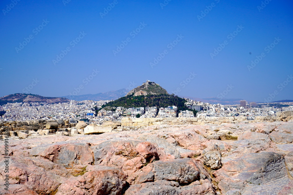 Ancient splendor at the Acropolis: Timeless ruins stand proudly atop ...