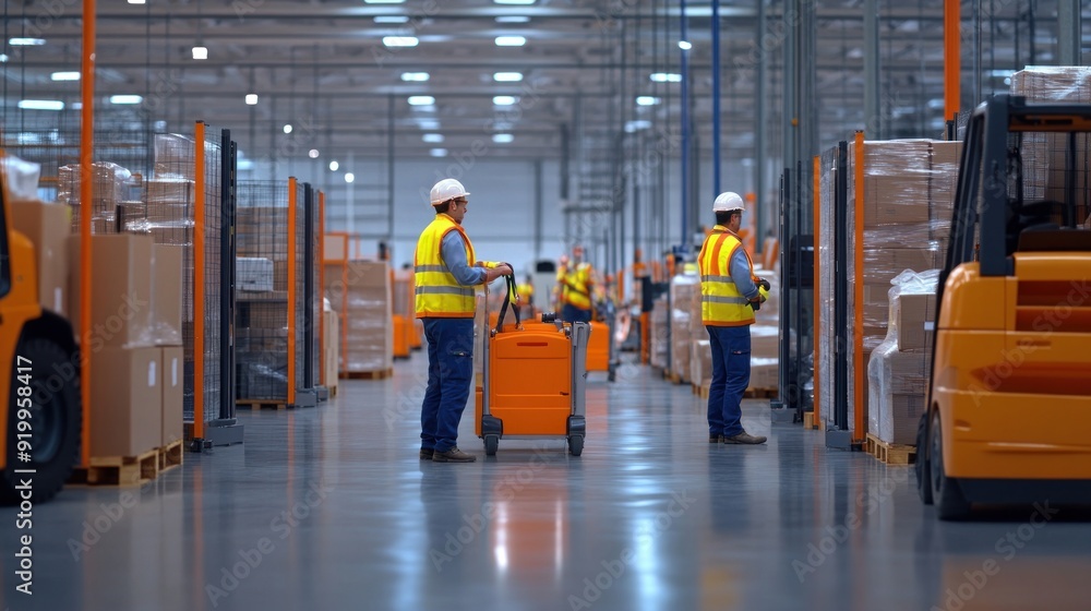 Generate a photo realistic image of workers training on manual handling ...