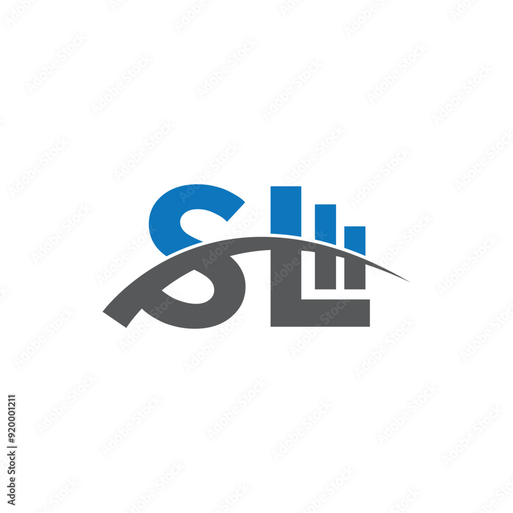 sl monogram, sl logo, ls logo, sl vector, stylish sl logo, luxury sl logo, SL Modern Initial ...