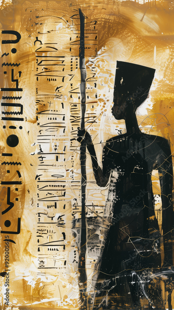 Nubian Calligraphy - Egypt, Pharaoh, Ancient, Hieroglyphics, Art ...