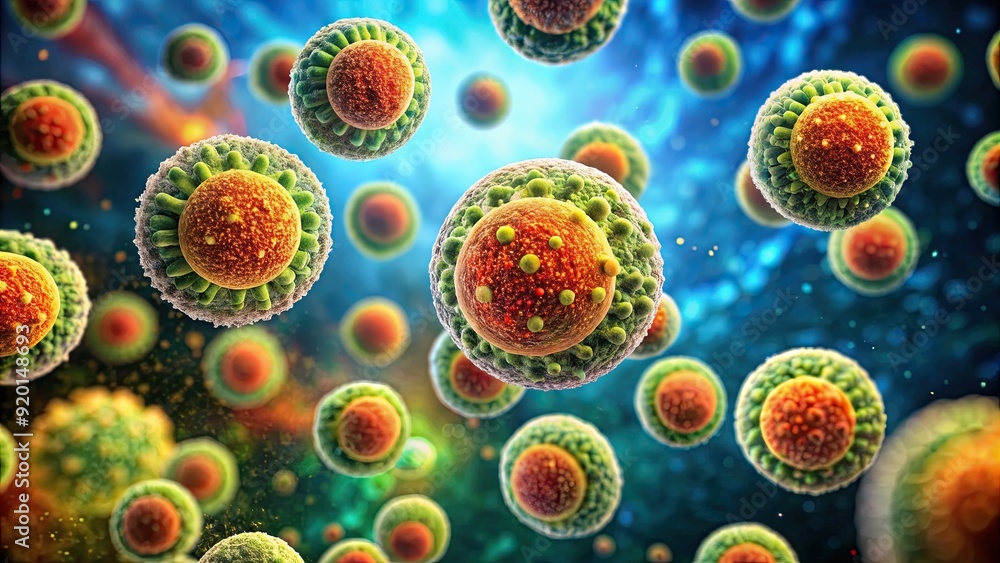 MRSA bacteria in rendering for microbiology concept, MRSA ...