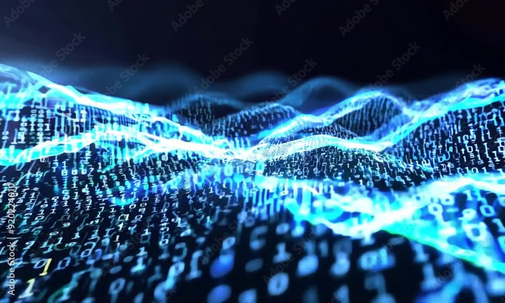 AI, Machine learning, beautiful woman robot with digital technology on brain concept machine ...