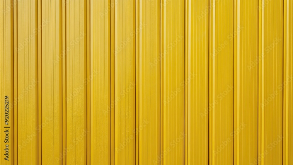 Bright yellow beadboard wall paneling with vertical siding texture ...