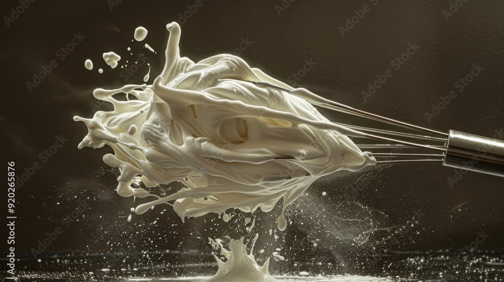 Whisking: Beating ingredients using a whisk to introduce air and ...