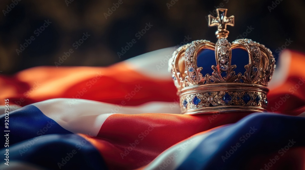 The crown of the Dutch Kingdom, standing proudly before the vibrant ...