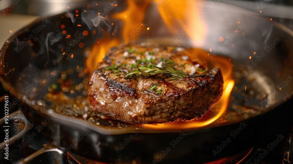 Searing: Rapidly cooking the surface of food at high temperatures to ...