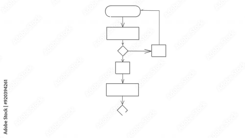 Block diagram, analysis scheme, logic, algorithm, flow chart self ...