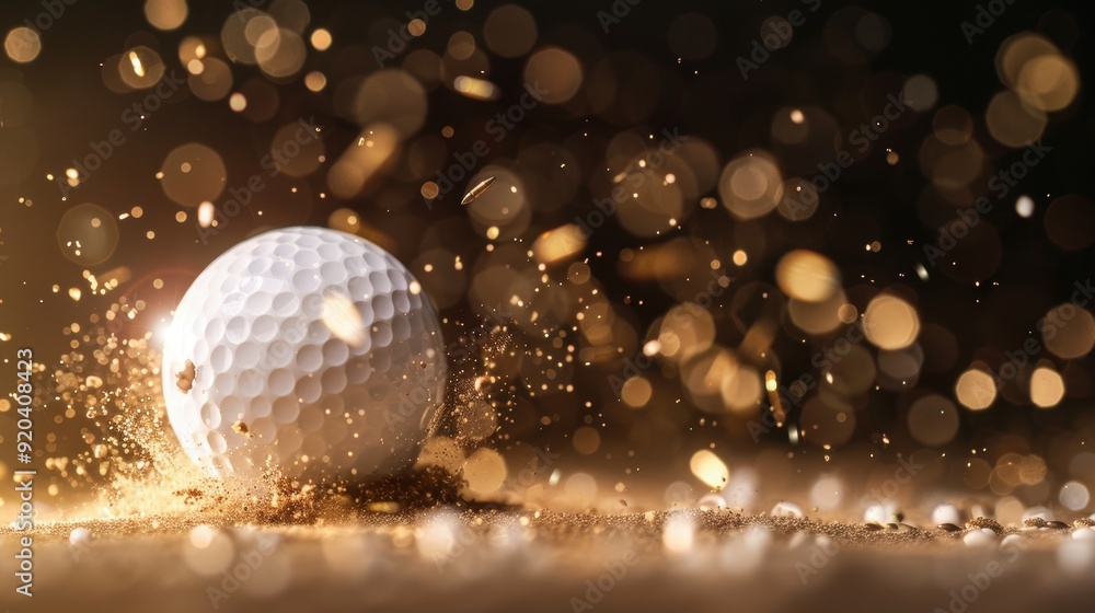 Bullet Striking a Golf Ball. An image of a bullet hitting a golf ball ...