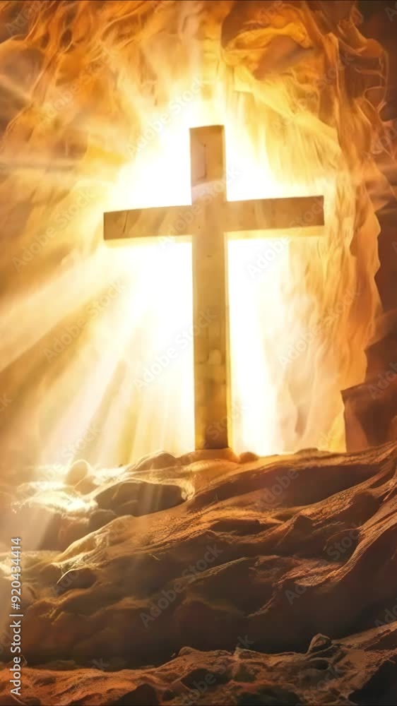 symbolic Artistic Depiction of the Resurrection of Jesus Christ, as a ...