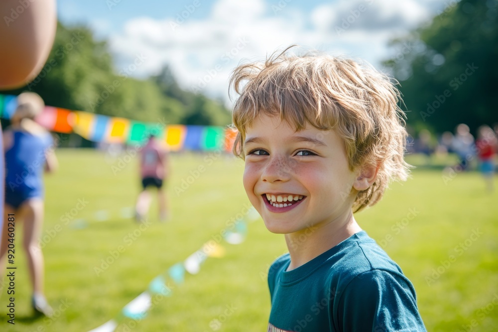 A proud parent celebrates as their child successfully crosses the ...