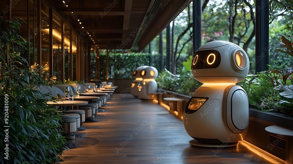Hotels and restaurants improved by humanoid robots, offering ...